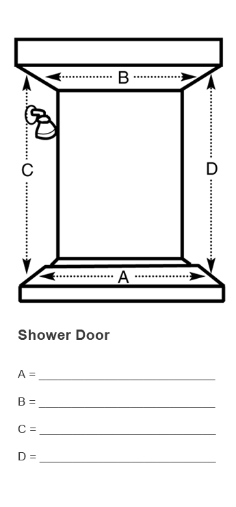 Measuring Shower Doors and Glass Railings
